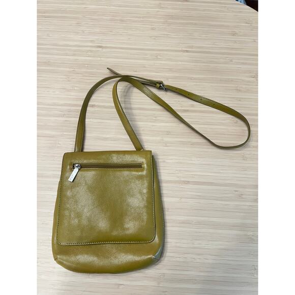 HOBO | Bags | Hobo International Chartreuse Leather Crossbody Shoulder ...